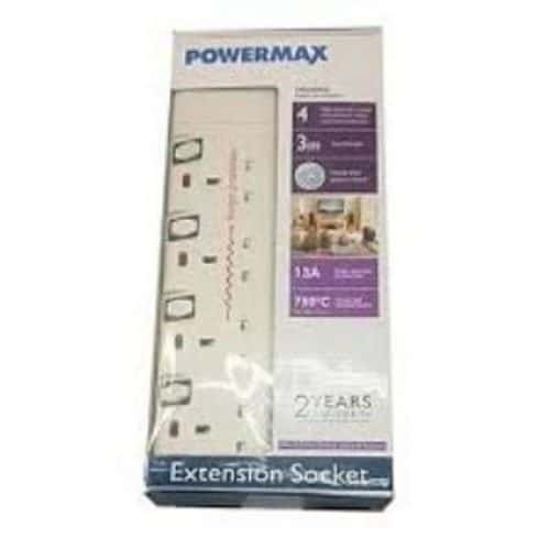 Powermax 4 way – extension cable with surge protector